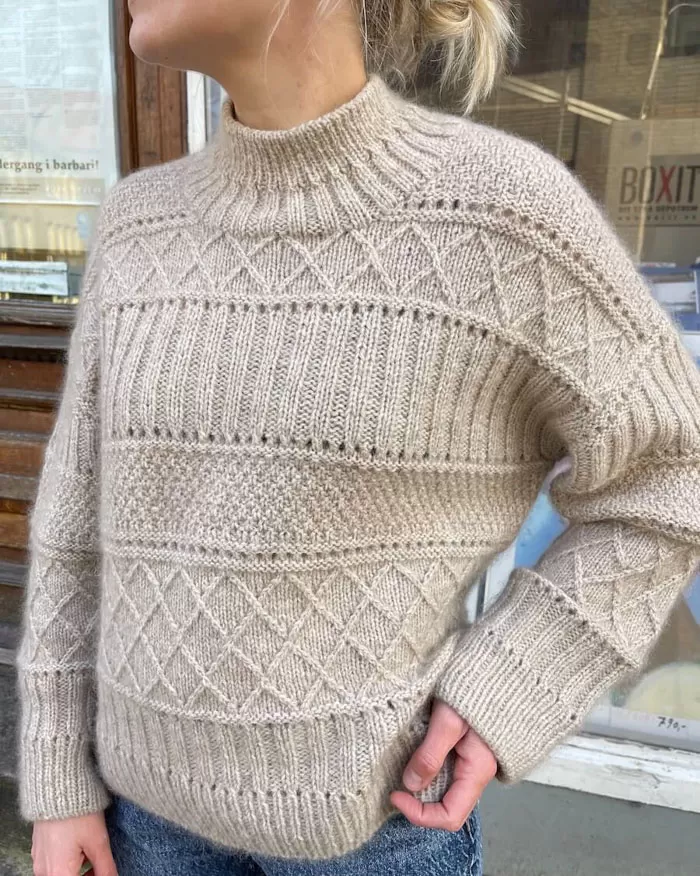 Ingrid Sweater ohje PetiteKnit - Lankamaailma