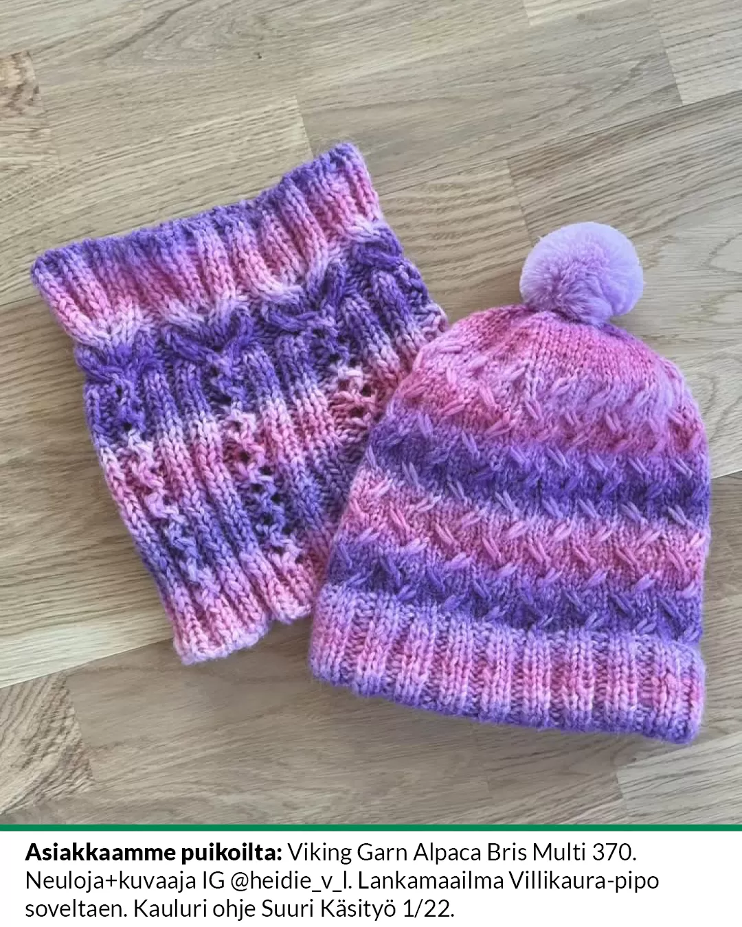 Alpaca Bris Multi 100g Viking Garn - Lankamaailma